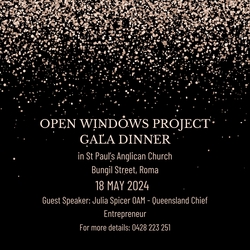 The Open Windows Project Gala Dinner