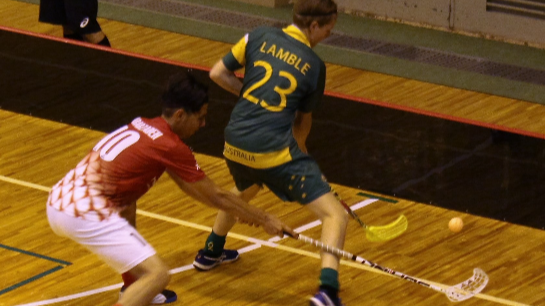 Steven Lamble World Floorball Championships Sweden 2017