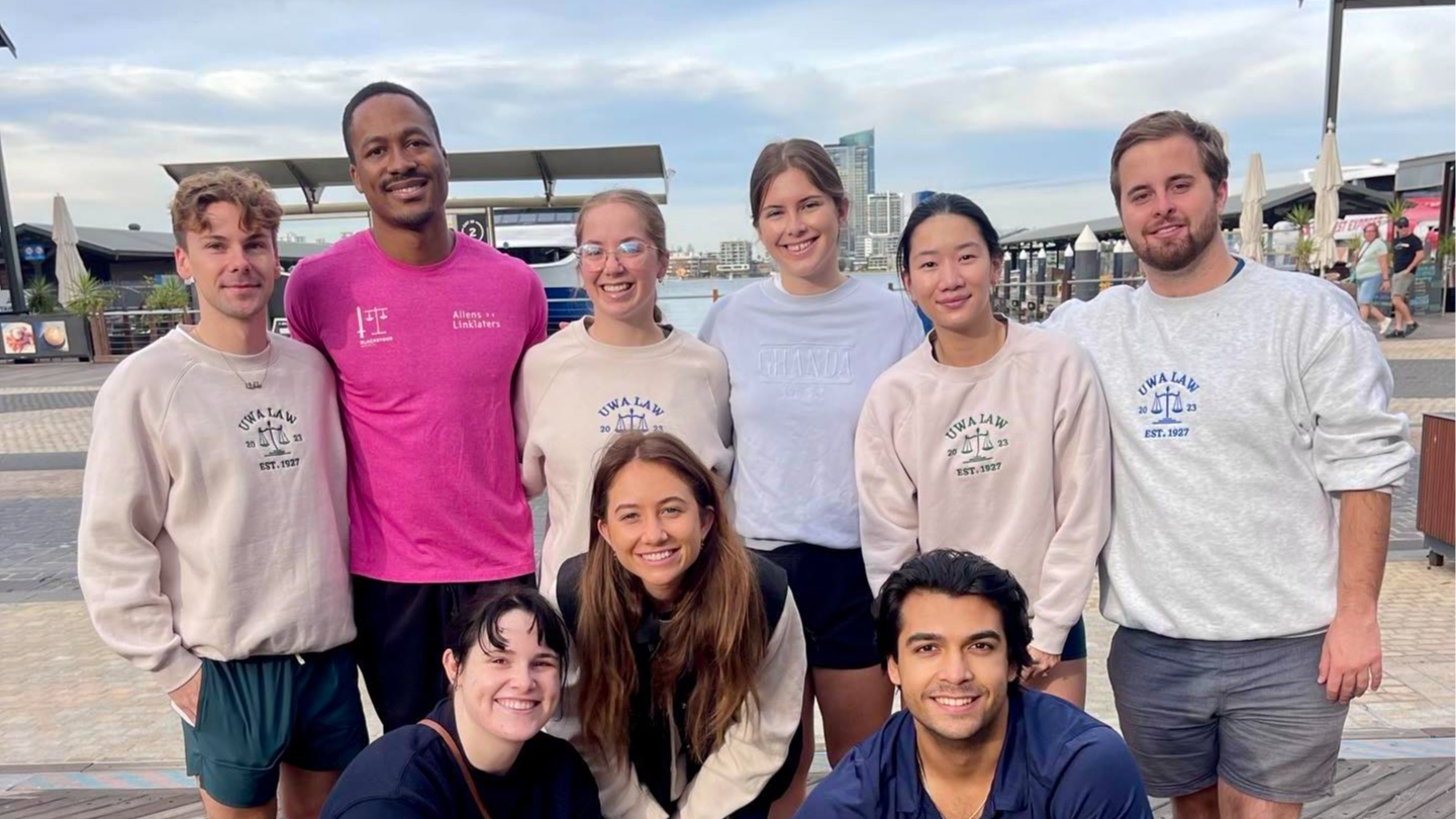 UWA Law School Students and Staff Team