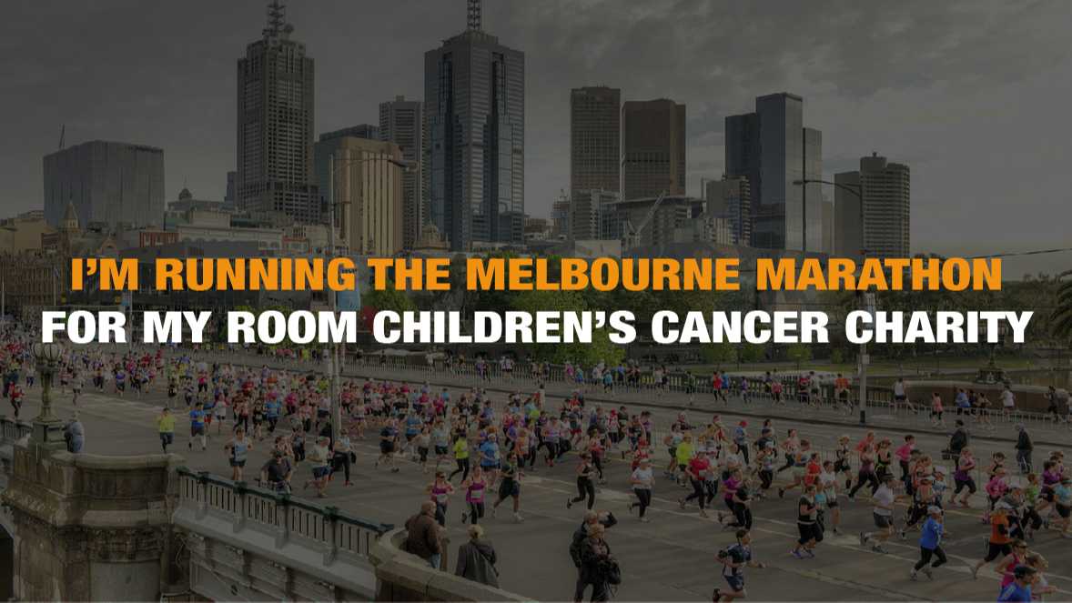 Joseph runs the Melbourne marathon!